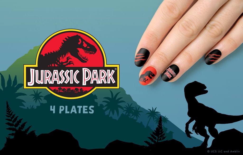 New Jurassic Park Nail Art Collection Jurassic Park nail manis – MoYou ...