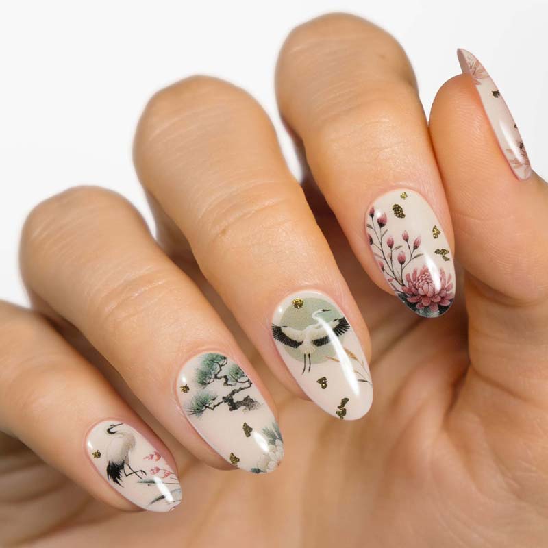 Nature’s Poem Stick On Nails | MoYou London