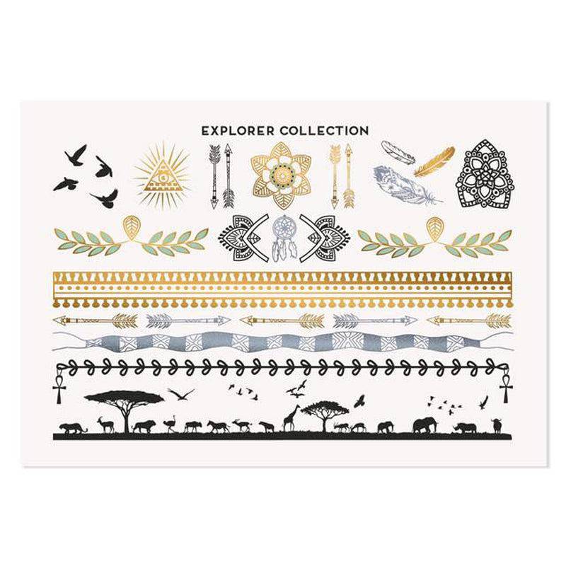 Explorer Feet Tattoo 01 | MoYou London