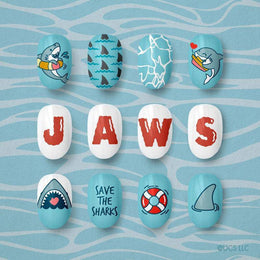 JAWS 01 | Shark Movie Nail Stamping Plates | MoYou London