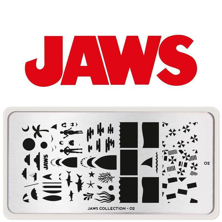 JAWS 02 | Shark Movie Nail Stamping Plates | MoYou London