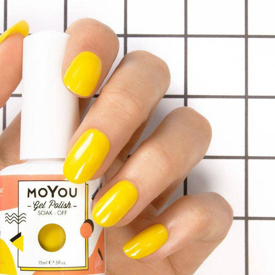Vibrant Yellow Gel Nail Polish | Gel Manicures | MoYou London