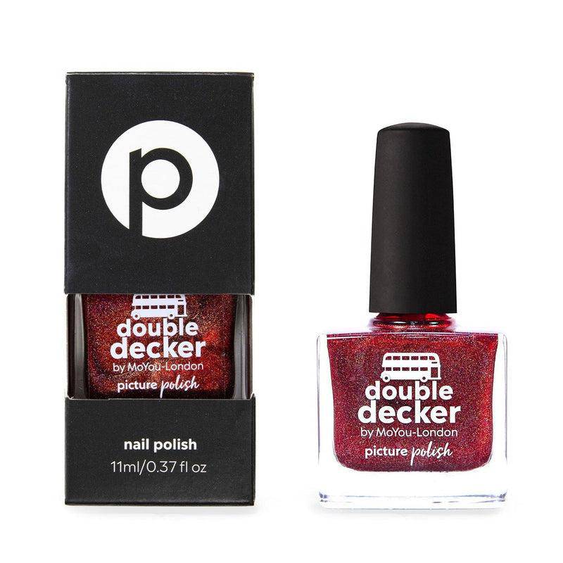 Holographic Red Stamping Nail Polish | Picture Polish | MoYou London